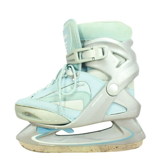L.L. Bean | Shoes | Ll Bean Light Blue Leather Open Frame Shell ...